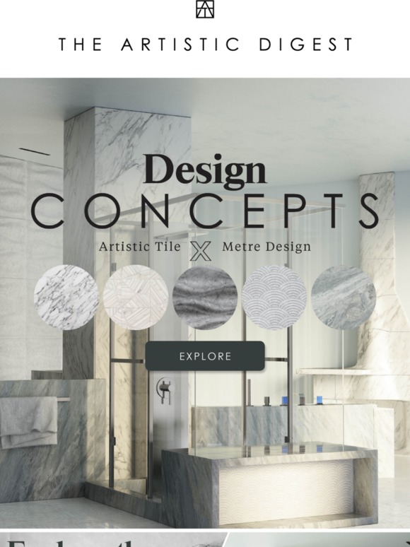 Artistic Tile: Design Concepts: Artistic Tile x Metre Design | Milled