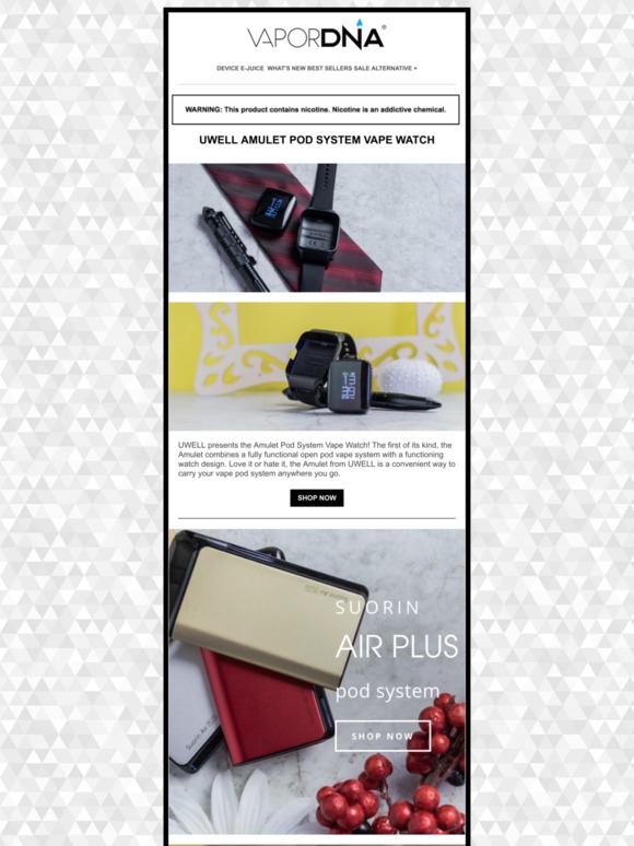 Vapor DNA: Vape? or Watch? --- Introducing All New Amulet Vape Watch by ...