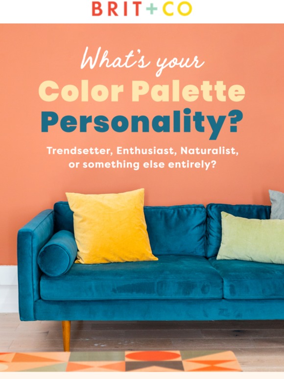 Brit + Co: Find the Color Palette for Your Personality | Milled