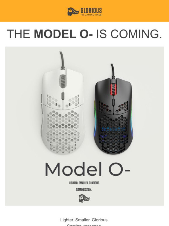 Glorious PC Gaming Race: The Glorious Model O- is coming. | Milled
