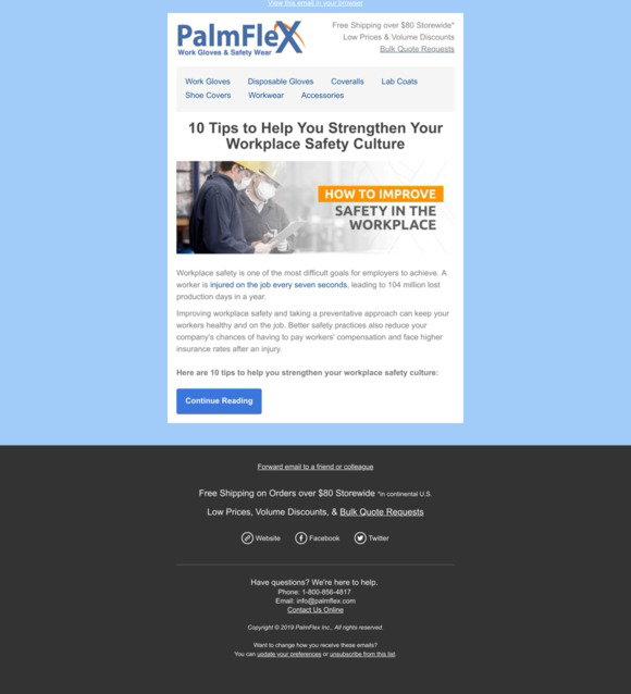 PalmFlex: How to Improve Safety in the Workplace | Milled
