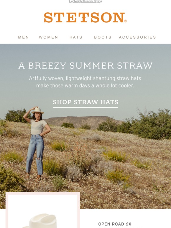 STETSON: Shop Our Favorite Straw Styles | Milled