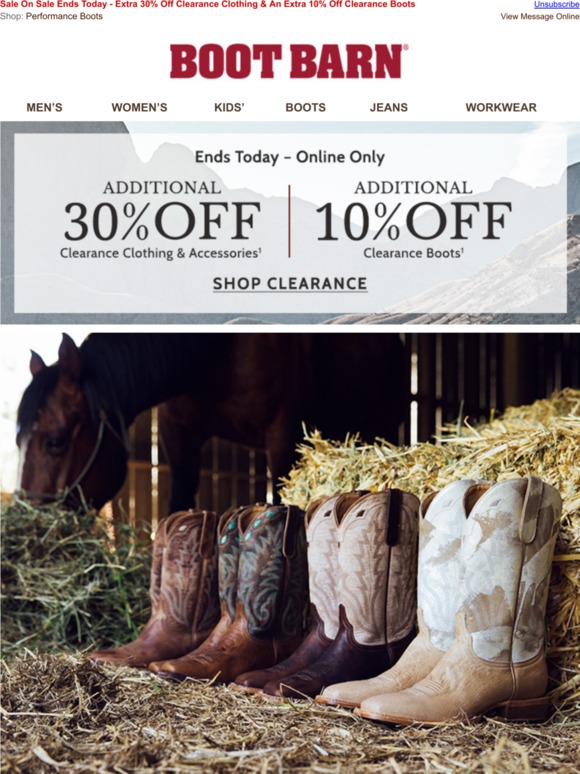 Boot Barn: First Look: New Performance Boots | Milled