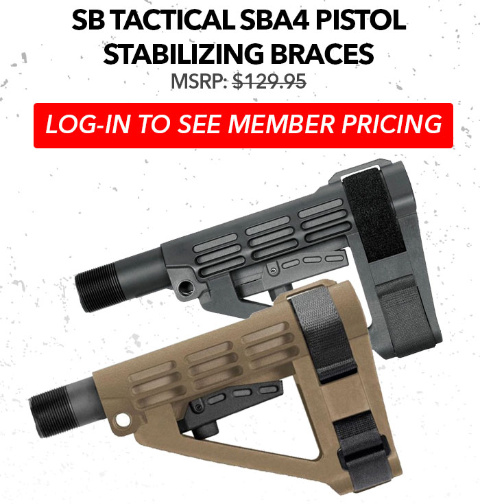 Botach Tactical: SB Tactical SBA4 Pistol Stabilizing Braces | Milled