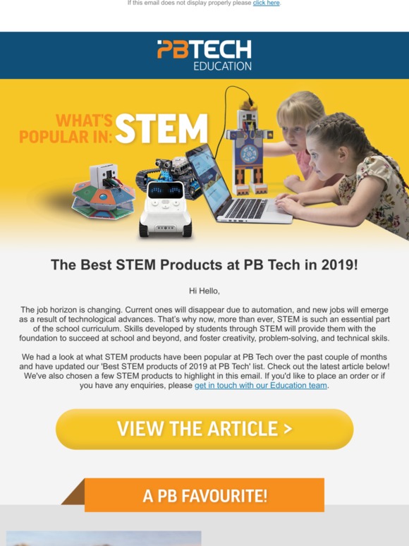 PB Tech: What's Popular in STEM at PB Tech. Plus, VexIQ is landing soon ...