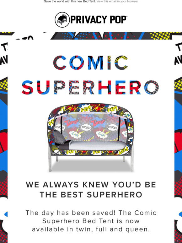 Privacy Pop: Introducing: Comic Superhero 🦸🏻‍♀️🦸🏻‍♂️ | Milled