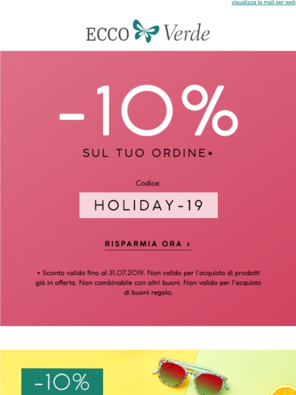 Ecco verde promo code store