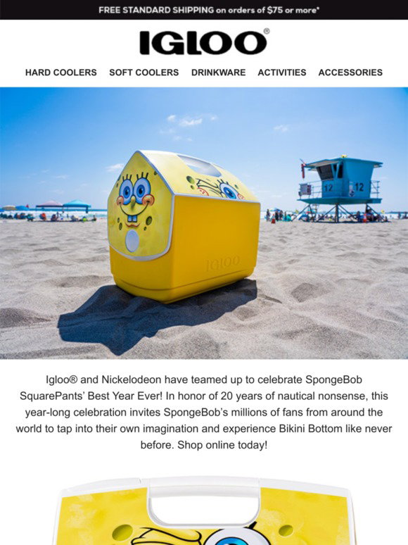 Igloo Coolers: 🍍 ️Splash into Bikini Bottom with Igloo and SpongeBob ...