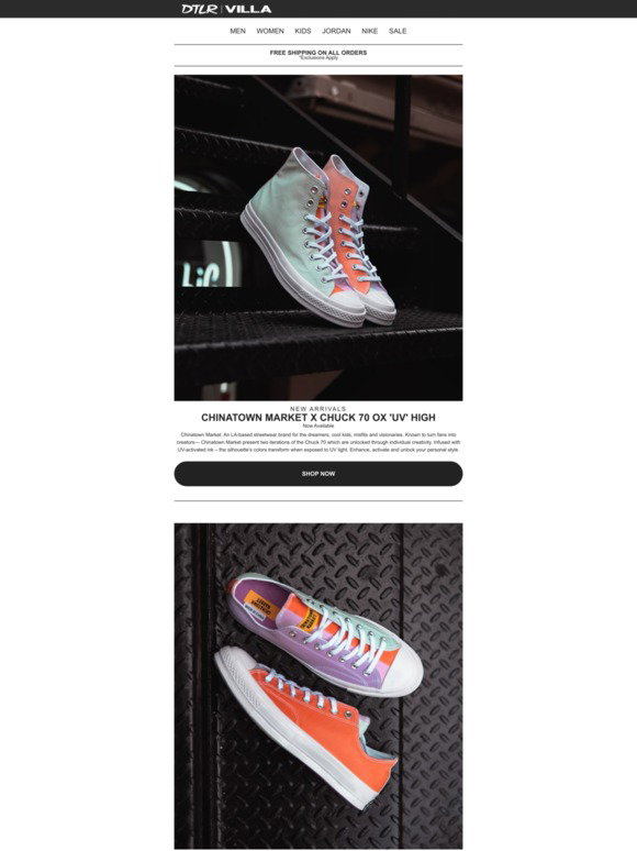 DTLR (Down Town Locker Room): Chinatown Market x Chuck 70 Ox 'UV' | Now ...