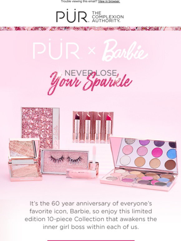 PÜR: Our NEW PÜR X BARBIE™ Collection Has Arrived! 💗 | Milled