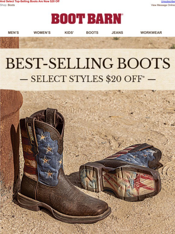 Boot Barn: A New Lineup Of Best-Selling Boots | Milled