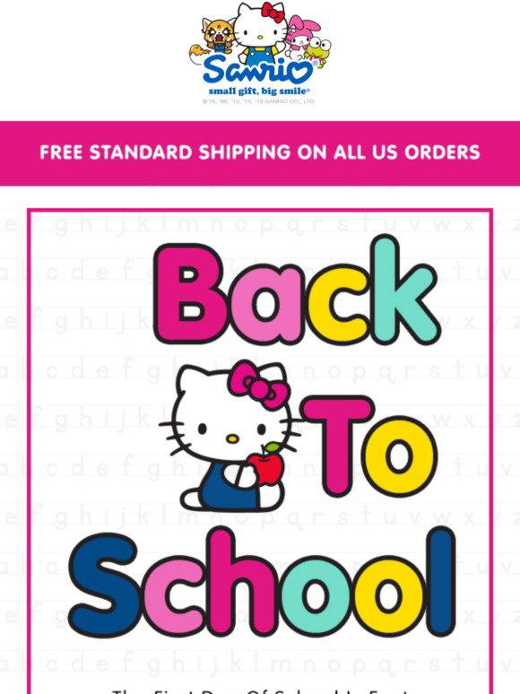 Hello Kitty: It's Almost Back To School Time... Get Ready With Hello ...