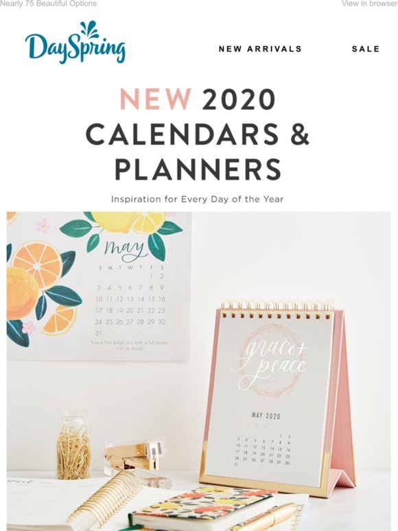 DaySpring: 2020 Calendars & Planners Are HERE! | Milled