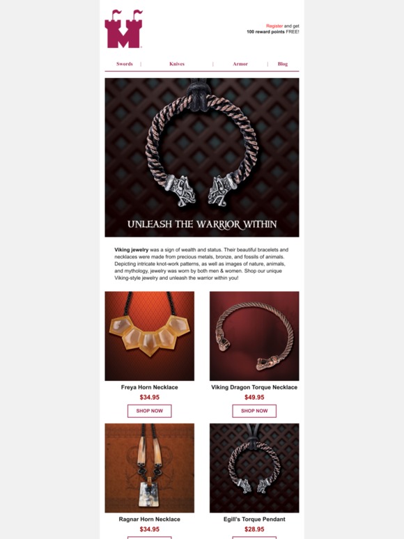 MuseumReplicas.com: Subject: Bring Out Your Inner Viking | Milled