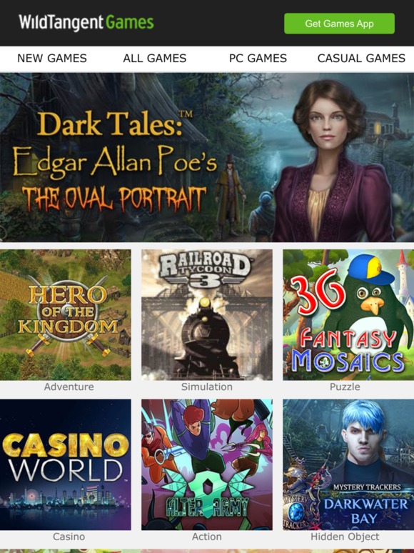 WildTangent Games: New Games For You - Hidden Object, Time Management ...