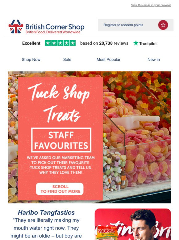 British Corner Shop: Can you spot your favourite sweets inside? | Milled