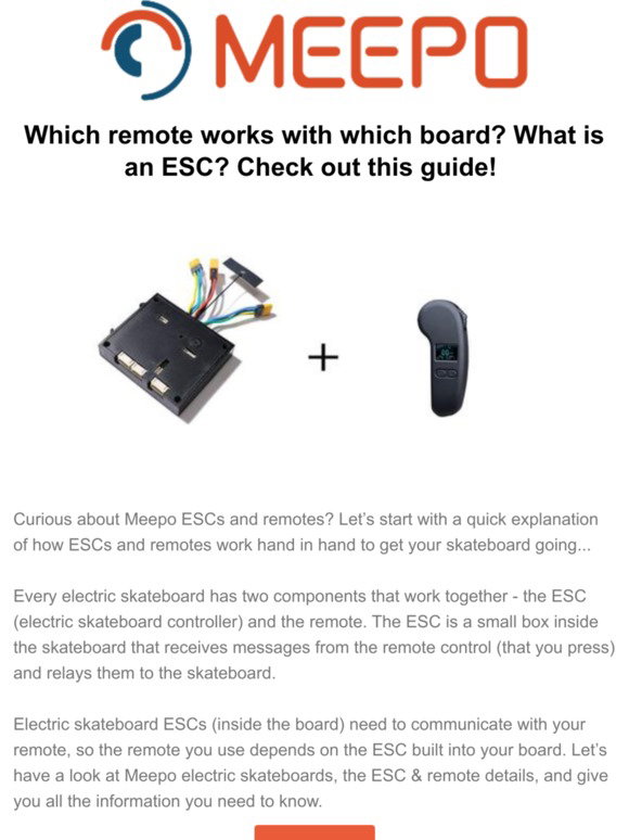 Meepo Board: Which remote works with which board? What is an ESC? Check ...
