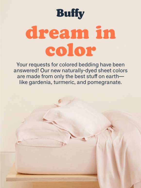 Buffy: new! sheets & covers in color | Milled