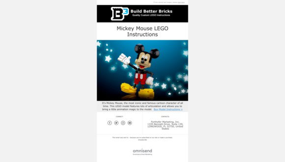 Build Better Bricks: New Instructions - Mickey Mouse Now Available to ...