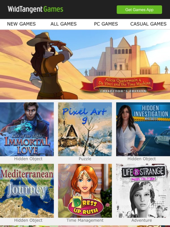 WildTangent Games: New Games For You - Hidden Object, Time Management ...