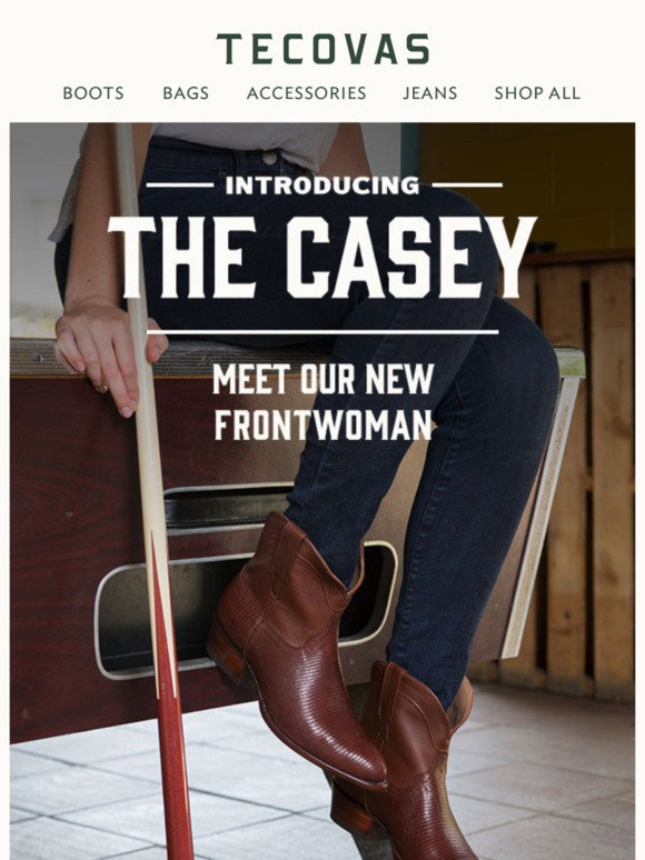 Tecovas: Introducing The Casey, our newest women's boot. | Milled