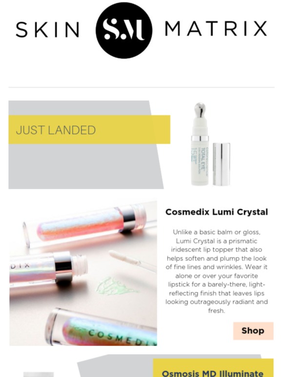 Skin Matrix: Look what Products Just Arrived at Skin Matrix! 😍 | Milled