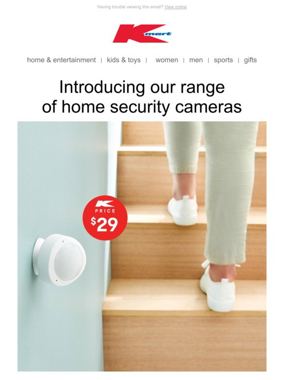 Kmart: Smart home security range! | Milled