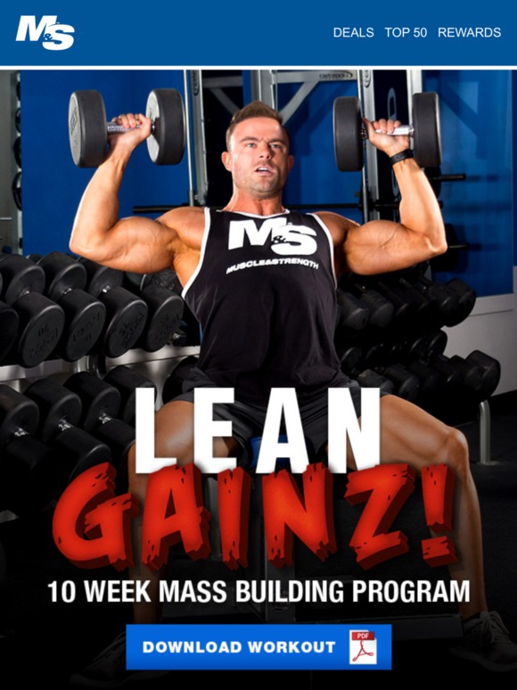 Muscle & Strength: 10 Week Lean Gainz Workout | Milled