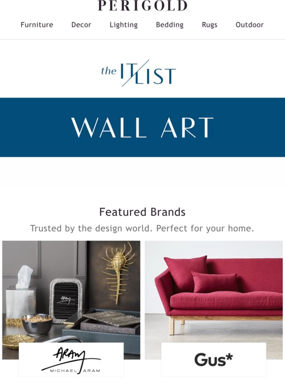 Perigold: Wall Art | 10 designs you need to see. | Milled