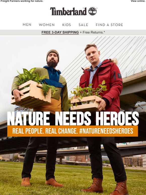 Timberland: Introducing our newest heroes. | Milled