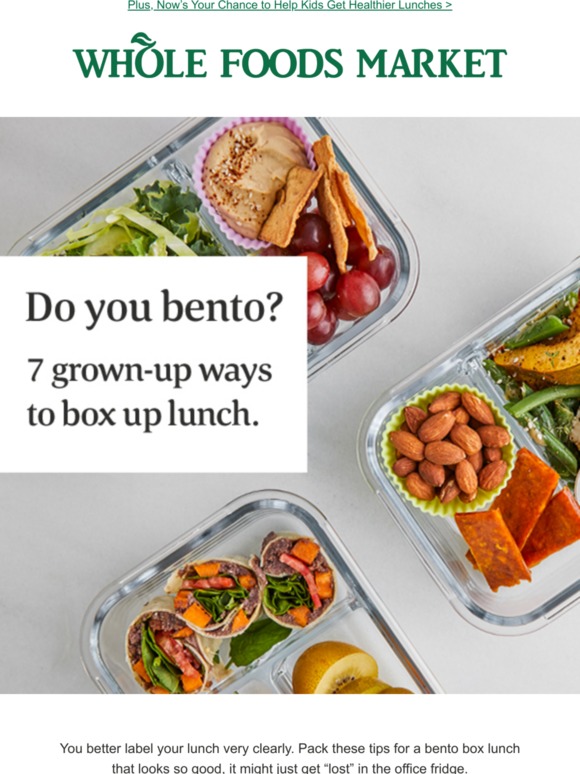 Whole Foods: 7 Ways to Lunch That’ll Make Your Coworkers Jealous 🍱 | Milled