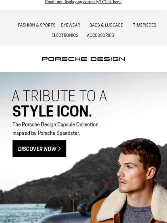 Porsche Design: Inspired by Porsche Speedster – the new Capsule ...