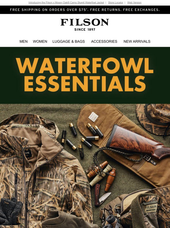 Filson: Waterfowl Season: Essential Gear & Apparel | Milled