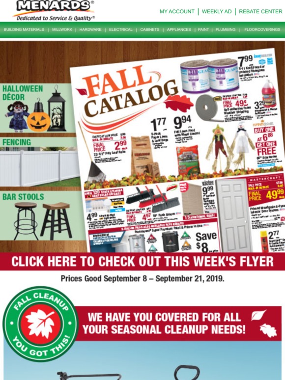 Menards: Fall in Love With These BIG Savings! 🍁 | Milled