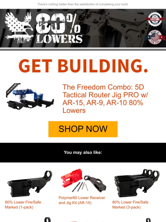 80% Lowers: Get building with this The Freedom Combo: 5D Tactical ...