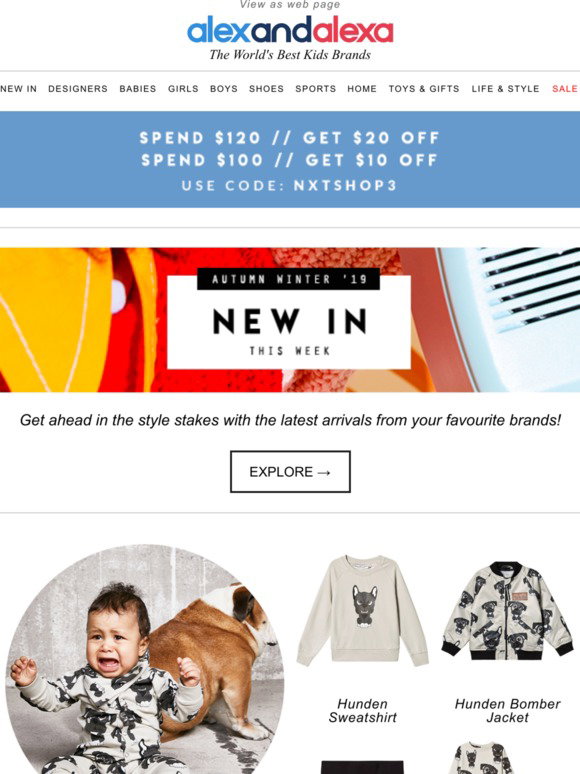 Alex and Alexa: NEW IN 🐶 🐶 Tao & Friends and Puma + Get $20 off | Milled