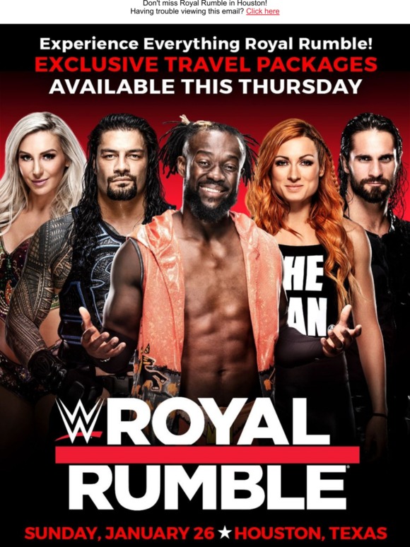 WWE Shop: Here’s an exclusive Royal Rumble Experience you won’t want to ...