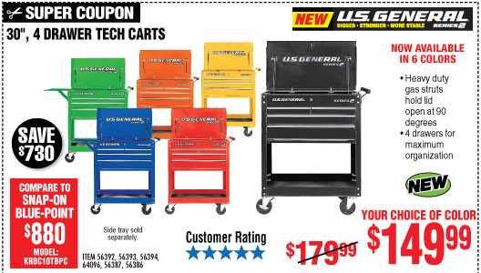 Harbor Freight Tools: You asked for it • 5 New Colors • U.S. General ...