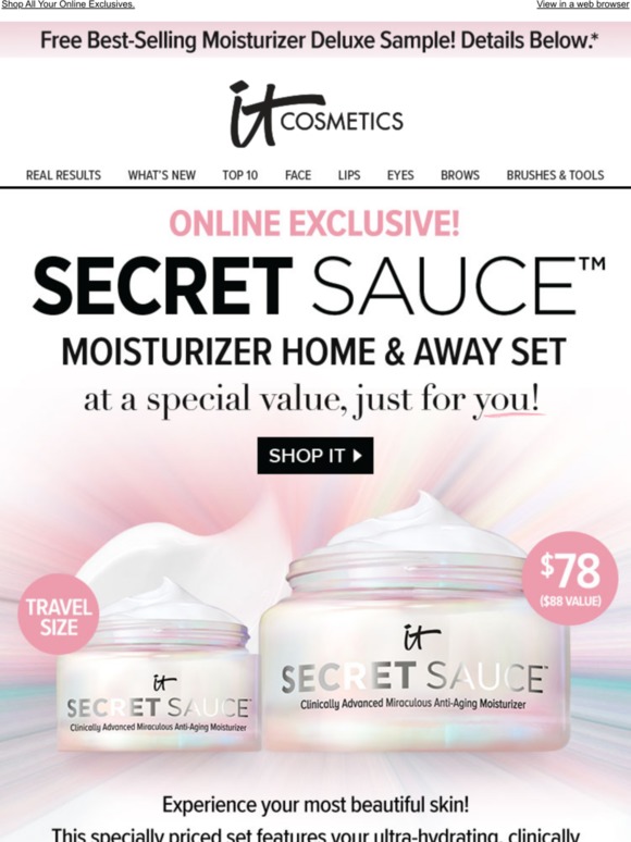 IT Cosmetics: New! Your Limited-Edition Skincare Set At A Special Value ...