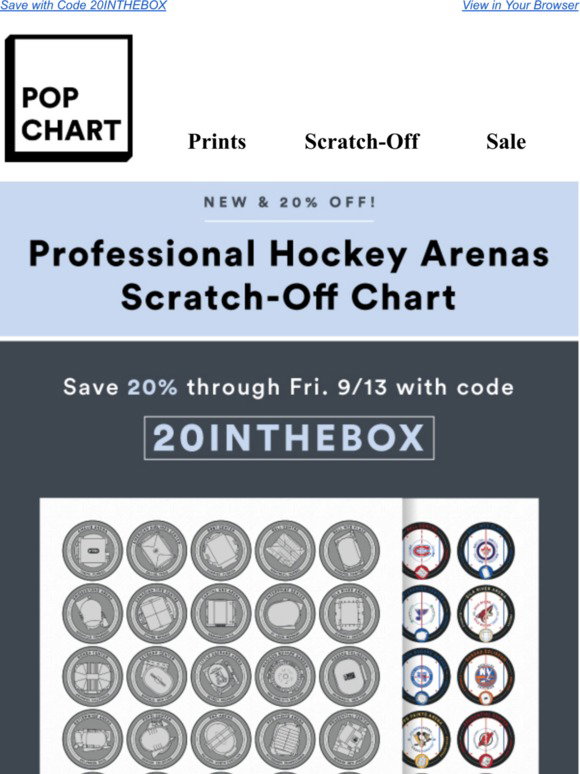 Pop Chart Lab: New: CHECK Out Our Latest Scratch-Off 🏒 | Milled