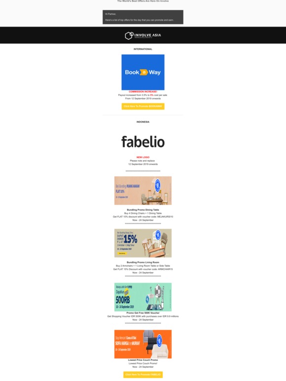 Involve Asia: Offer Commission INCREASE ⬆ & A New Logo 😃 | Milled