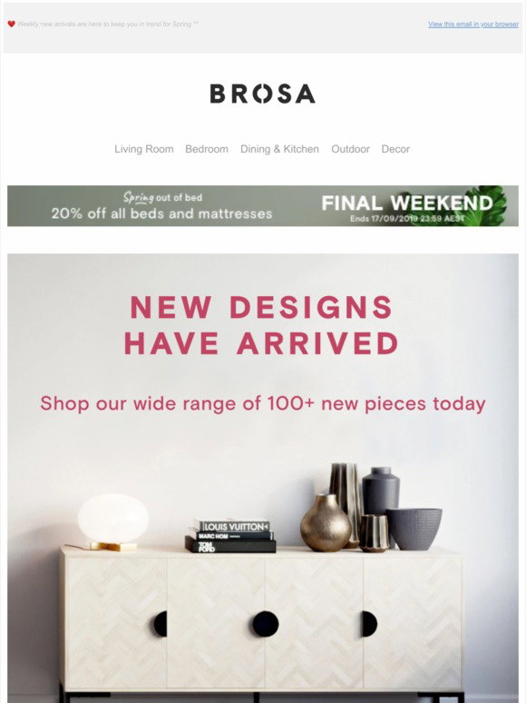 Brosa Furniture: 💡 Here's something new | Milled