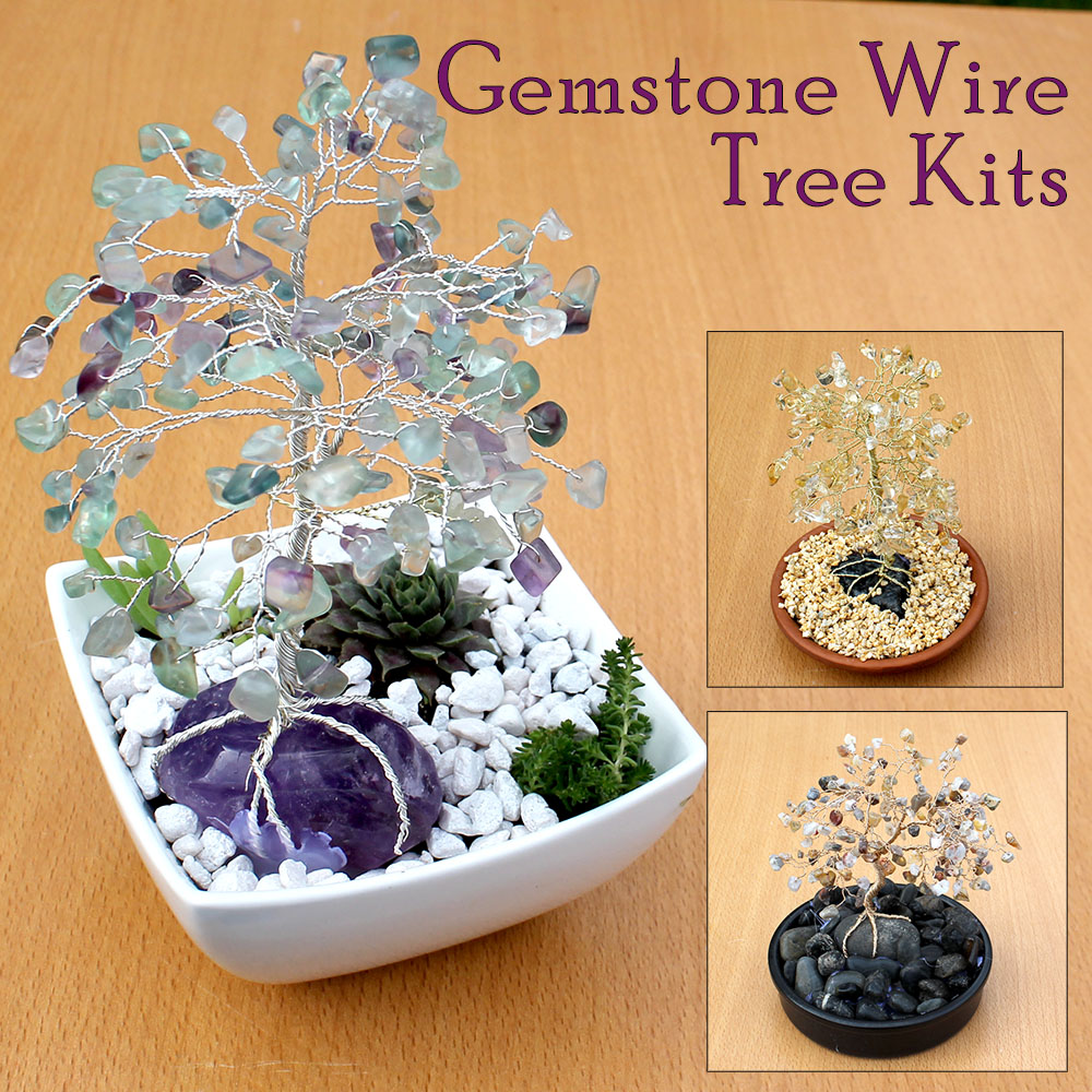TotallyBeads: New Gemstone Wire Tree Kits | Jewellwery Kits upto 50% ...