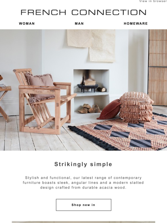 French Connection: Introducing our new Parallel furniture range | Milled