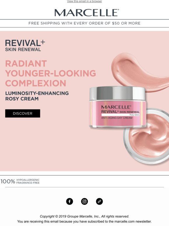Marcelle: Discover the luxurious rosy cream that provides a radiant ...