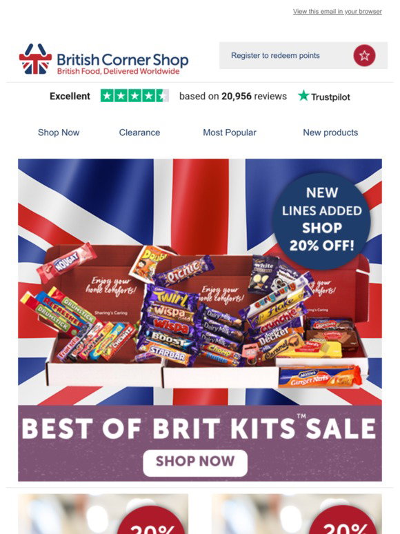 British Corner Shop: Brit Kit lovers you'll WANT to open this... | Milled