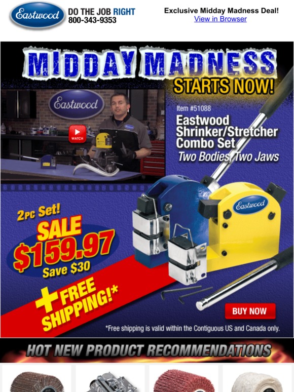 Eastwood: MIDDAY MADNESS! Shrinker/Stretcher | Milled
