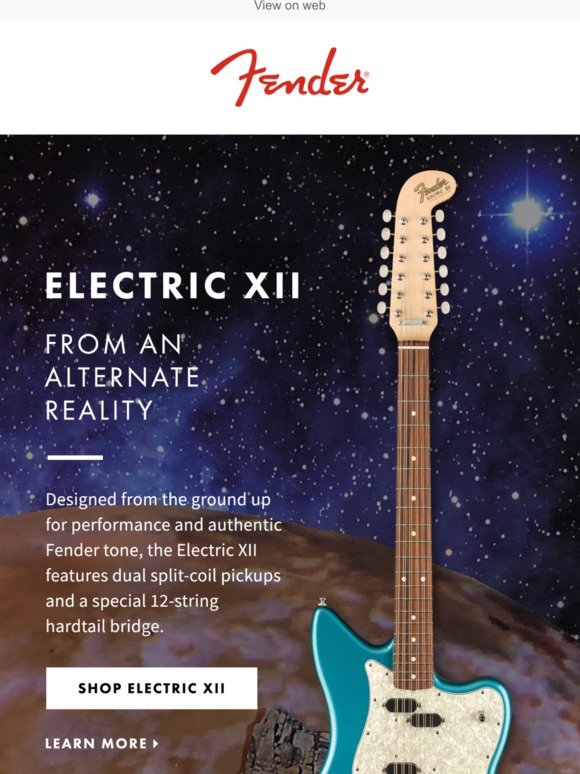 Fender: 12 strings. All-electric. | Milled