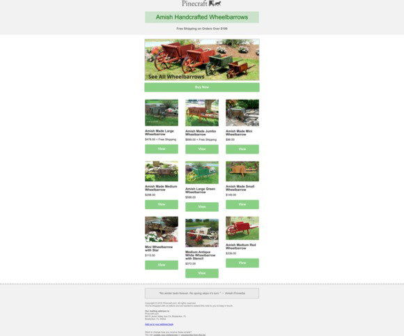 Pinecraft: Amish Crafted Garden Wheelbarrows • Handmade by Old Order ...