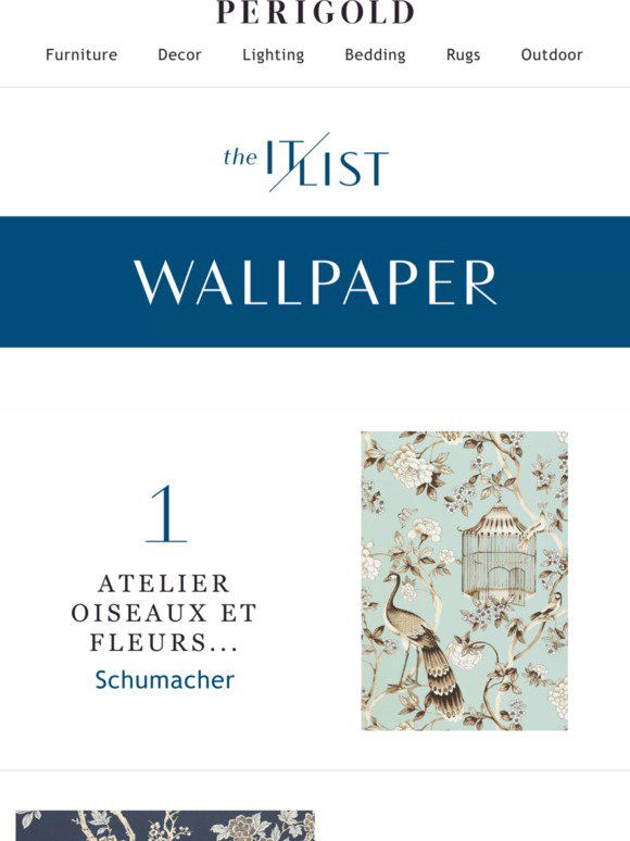 Perigold: Wallpaper | 10 designs you need to see. | Milled
